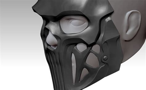 STL File GHOST POSSESSED OPERATOR SIMON RILEY MASK CALL OF DUTY