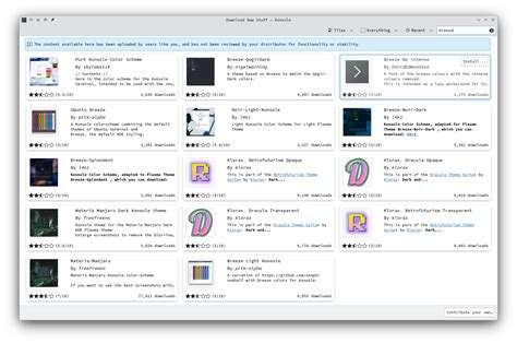 Why Does A Breeze Light Theme Not Exist For Konsole Help KDE Discuss