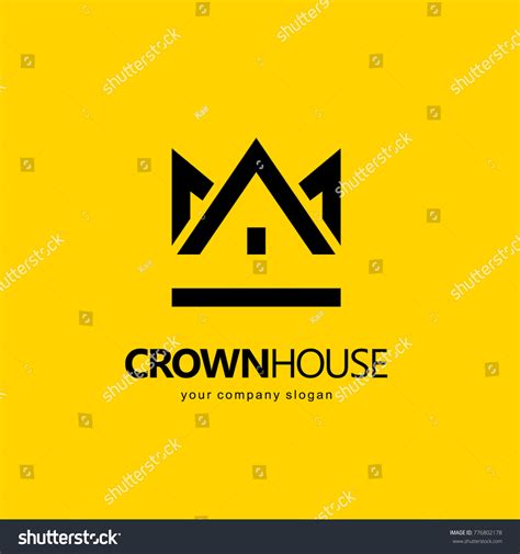 Abstract Vector House Logo Design Template Stock Vector Royalty Free