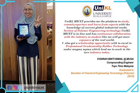 Bachelor Of Chemical Engineering Technology Polymer With Honours