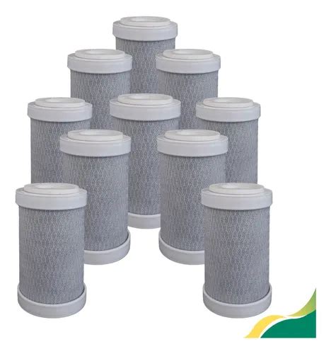 Kit 10 Refil Filtro Carbon Block Parcelamento Sem Juros