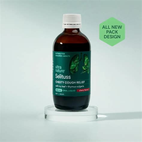 Ultra Nature Selituss Chesty Cough Relief Cherry Flavour Oral Liquid