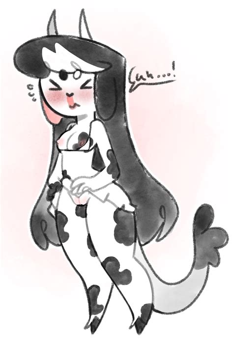 Rule 34 1girls 2023 Black Hair Blush Breasts Cattle Character Request Cleavage Clothing Cow