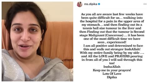 Dipika Kakar Battles Stage 2 Liver Cancer Actress Share Heartfelt
