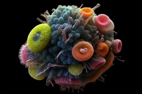 Premium Ai Image Bacteria Microscopic Unicellular Organisms