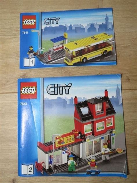 Lego City 7641 7639 Shops With Bus Stop And Bus Catawiki
