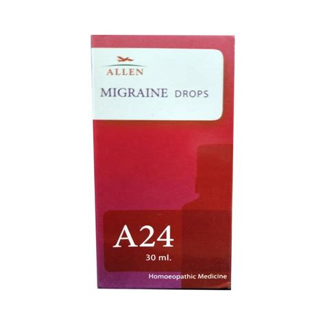 Allen A24 Migraine Drops 30 Ml Multimedicos