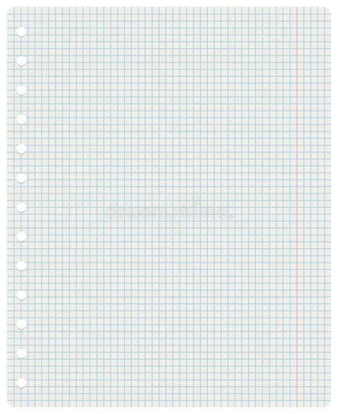 Squared Notebook Sheet Stock Vector Illustration Of Notebook 53227469