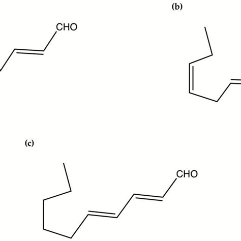 The Chemical Structure Of Polyunsaturated Aldehydes A Download