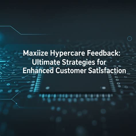 Maximize Hypercare Feedback Ultimate Strategies For Enhanced Customer