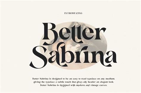 Better Sabrina Font Dafont File