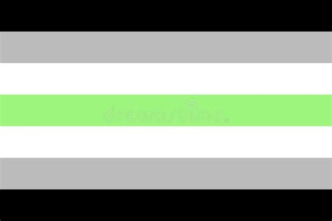 Illustration Of The Agender Pride Flag Symbol Of Sexual Minorities
