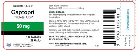 Captopril Tablets Fda Prescribing Information Side Effects And Uses