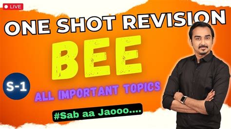 Bee One Shot Revision S 1 Basic Electrical And Electronics Engineering First Year Dc