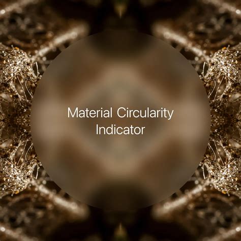 Material Circularity Indicator → Term