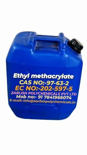 Ethyl Methacrylate For Adhesivecoating And Fibers Grade Technical At Best Price In Thane