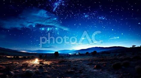 夜空001 No 27180525｜写真素材なら「写真ac」無料（フリー）ダウンロードok