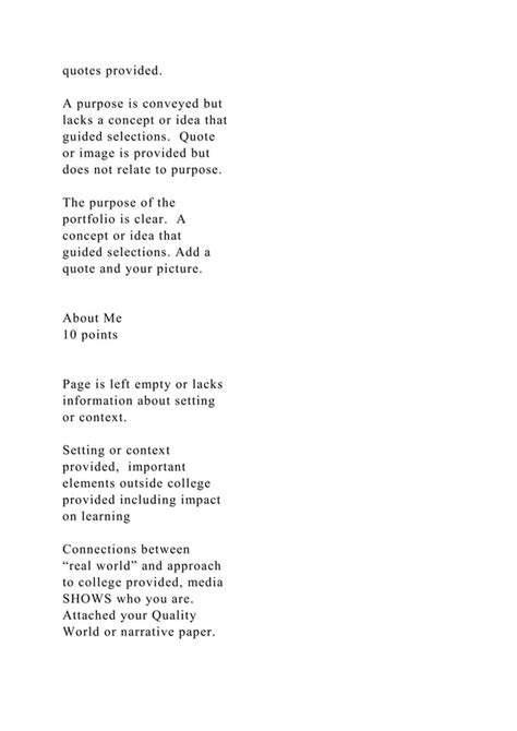 Educ 1300 Learning Framework Portfolio Page Prompts Docx