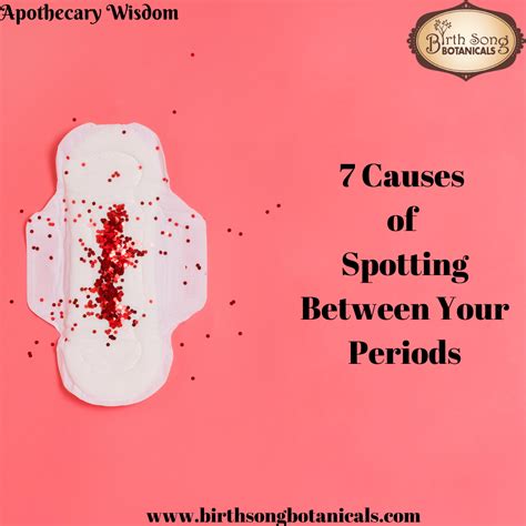 Causes Of Menstrual Spotting