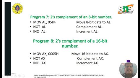 8086 Assembly Language Program Microprocessor And Microcontroller