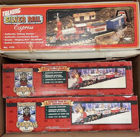 3 New Brite Train Sets