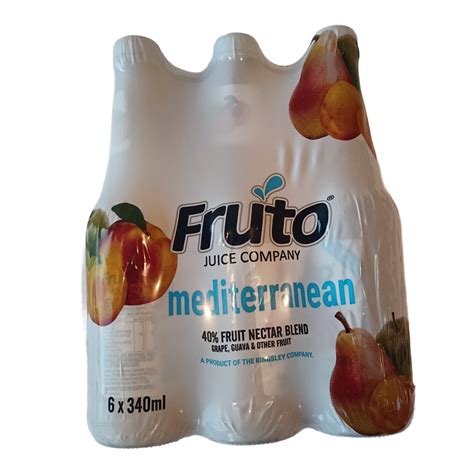 Fruto Mediterranean Juice 6 Pack Harvesty