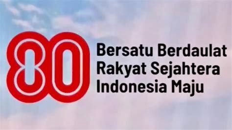 Simbol Tak Terputus Makna Mendalam Logo Hut Ke 80 Ri Yang Diluncurkan