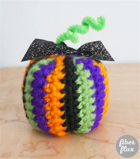 Tiny Halloween Crochet Pumpkin Free Pattern Video Tutorial