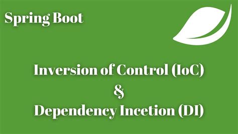 Spring Boot Türkçe Eğitim Serisi Inversion Of Control Ve Dependency Injection Nedir Youtube