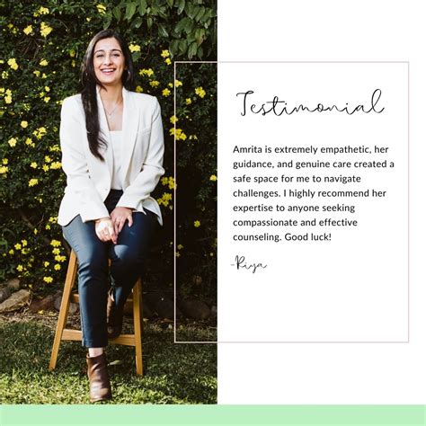 Amritathapar Mentalwellbeing Mentalwellbeingcoach Testimonial