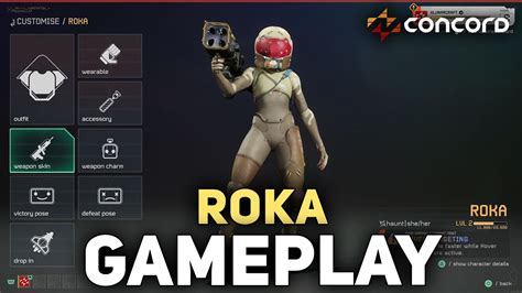 Concord Roka Gameplay Weapons And Abilities Youtube