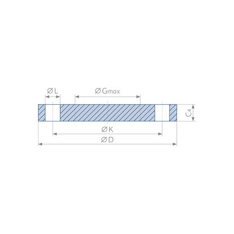 Product Blindflansch En 1092 1 Typ 05 Form A Dn 250x38mm Pn 40