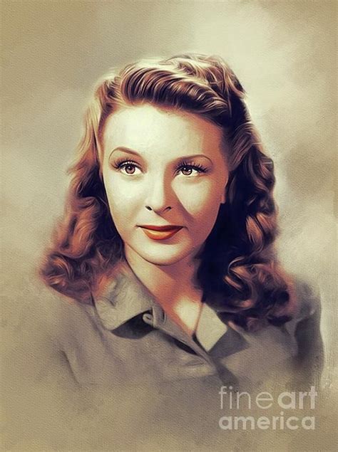 Evelyn Ankers Art At Actress Vintage Movie