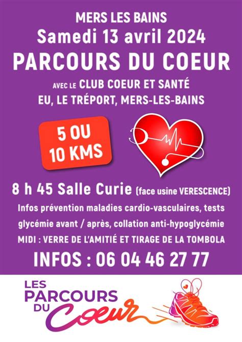 Parcours Du Coeur 13 Avril 2024 A Mers Les Bains Location Saisonnière à Mers Les Bains
