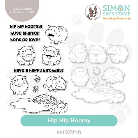 Simon Says Stamps And Dies Hip Hip Hooray Set929hh Favorite Things