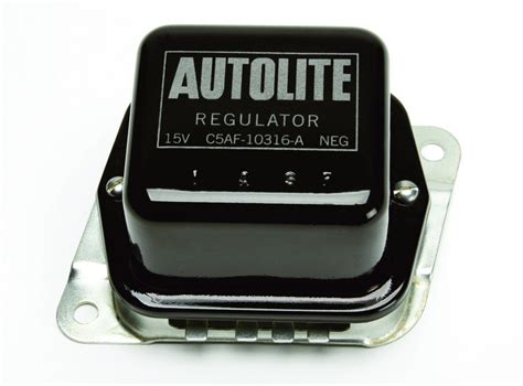 Voltage Regulator Solid State Conversion Black Silver With Autolite C5af 1965 67