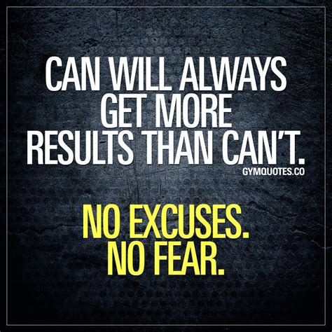No Excuses Quotes Workout