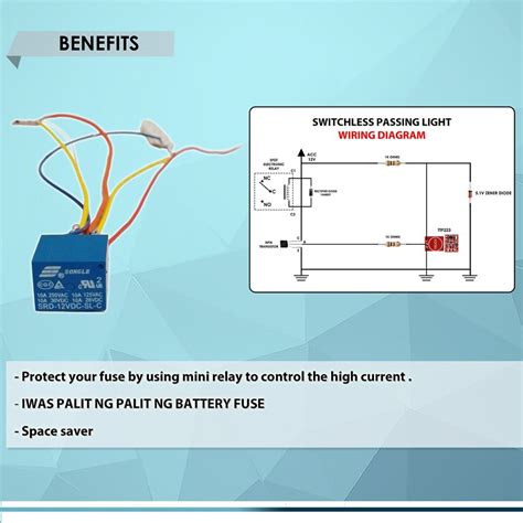 Switchless Touch Passing Light Module Best For Motorcycle Passing Light Computers And Tech
