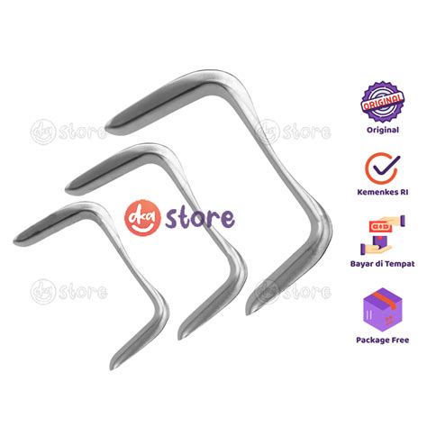 Jual Sims Vaginal Specula Speculum Stainless 1 Set Sml Sakamed