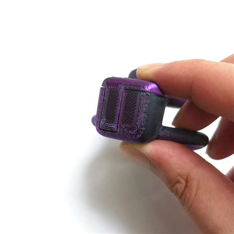 Purple Vagina Shape Laser Chastity Cage 3d Printed Cock Cage For Sissy