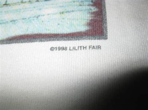 1998 Lilith Fair Vintage T Shirt Sinead O Connor Liz Phair Defunkd