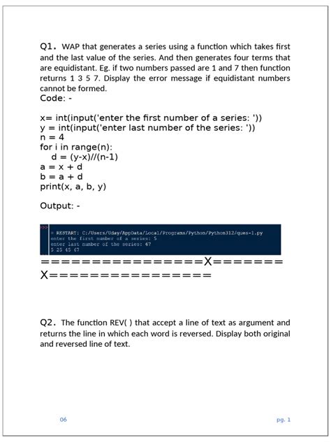 Python Programs For Data Handling Tasks Pdf Text File Comma
