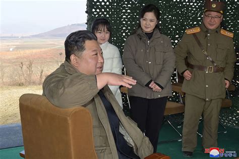 Kims Daughter Wife Accompany Him For N Korea Missile Launch Daily