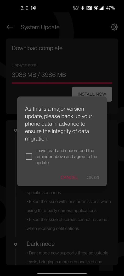 Im Getting This Prompt Before Installing The New Update Has Anyone