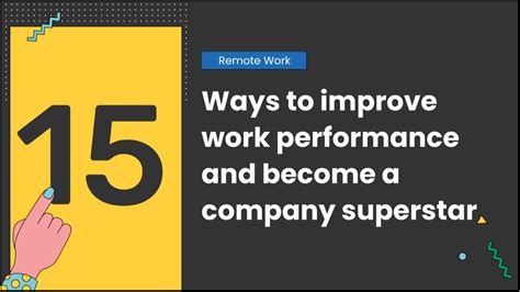 Top 3 Ways An Employee Can Improve Work Performance