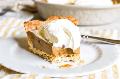 Butterscotch Pudding Pie • The View From Great Island