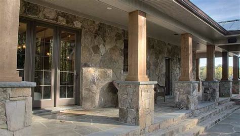 Stone Sets The Style For North Carolina Residence 2011 08 01 Stone