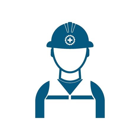 Labour Logo Illustration Constructor Worker Icon Engineer Builder