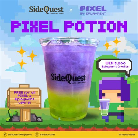 Sidequest 📣sidequest Promo Alert📣 Get A Pixel Potion For Free At