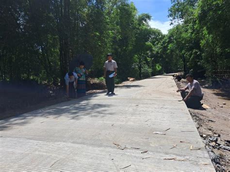 လပွတ္တာမြို့နယ်တွင် ကျေးရွာခြင်းဆက် ကွန်ကရစ်လမ်း ဆောင်ရွက်ပြီးစီးမှု အခ